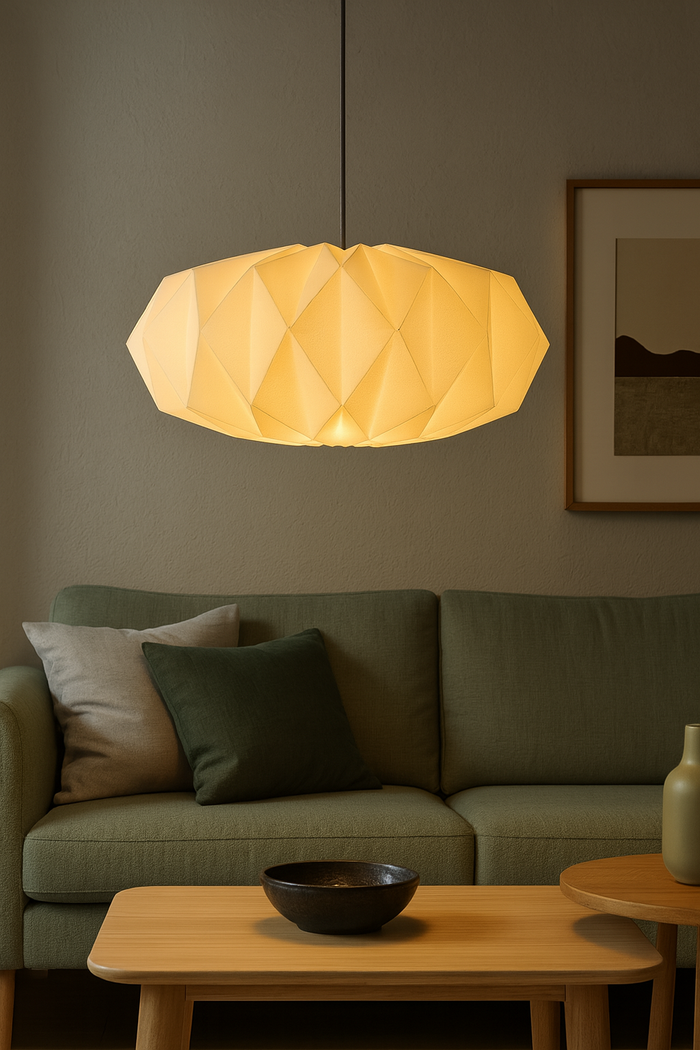 Paper Lamp Shade Pendant Ceiling Light Lattea | Free Shipping