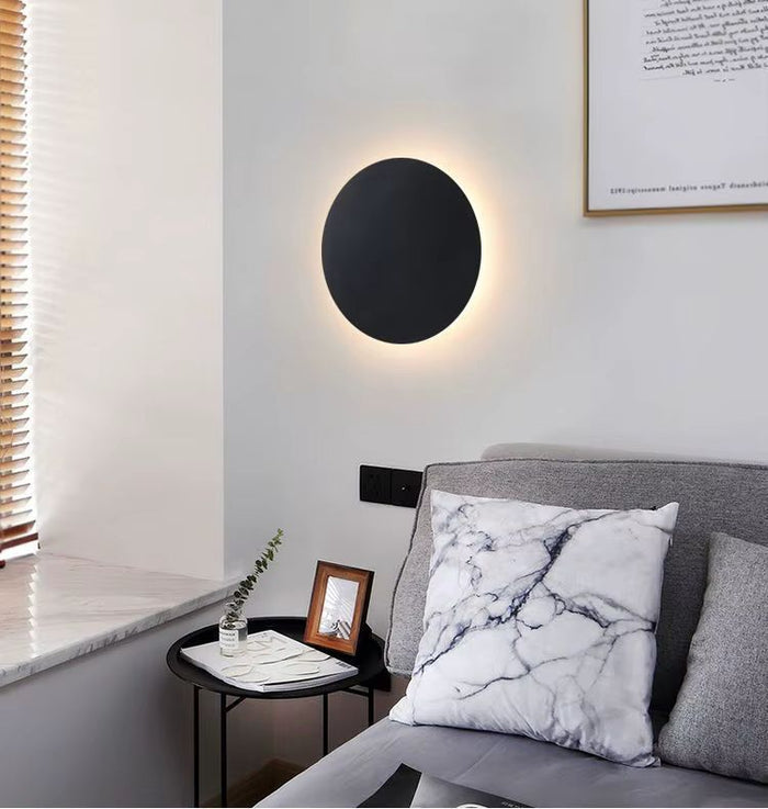 Round Backlit Sconce LED Wall Light for Interiors | Up To 20% Off